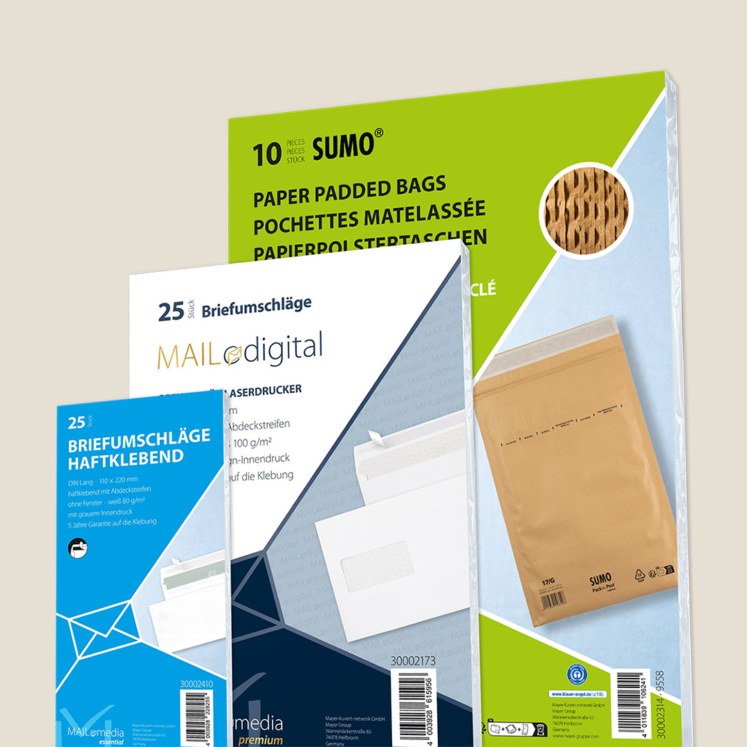 Envelopes in Consumer Packs for Retail | Direct from the Manufacturer